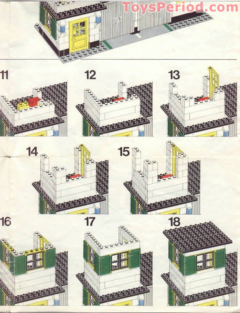 LEGO 588 Police Headquarters Instructions and Parts List