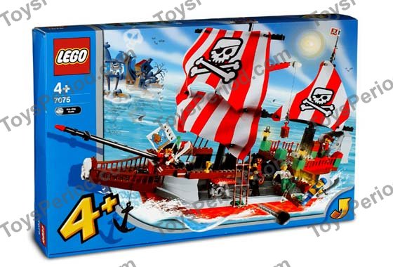 LEGO 7075-1 Captain Redbeard's Pirate Ship Instructions and Parts List