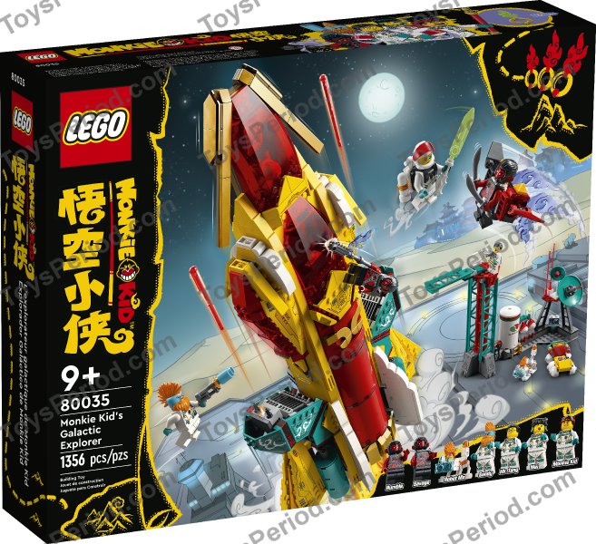 LEGO 80035 Monkie Kid's Galactic Explorer Set Parts List
