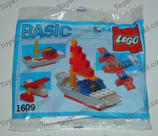 LEGO 1609 Boat Instructions and Parts List