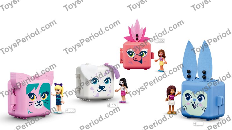 LEGO 41664 Mia's Pug Cube Set Parts Inventory and Instructions - LEGO ...