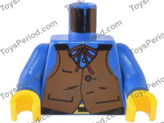 LEGO Sets with Part 973px162c01 Minifig Torso Western Cowboy Brown Vest ...