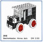 LEGO 315-3 European Taxie Instructions and Parts List