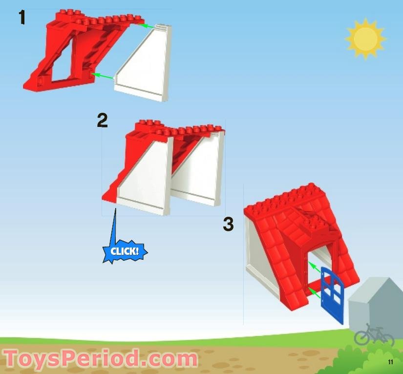 LEGO 5695 Doctor's Clinic Instructions and Parts List