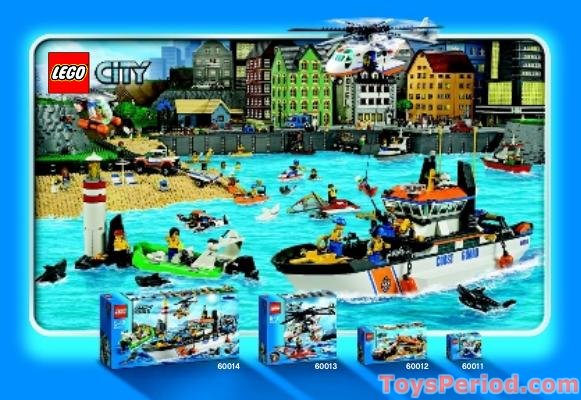 LEGO 60011 Surfer Rescue Instructions and Parts List
