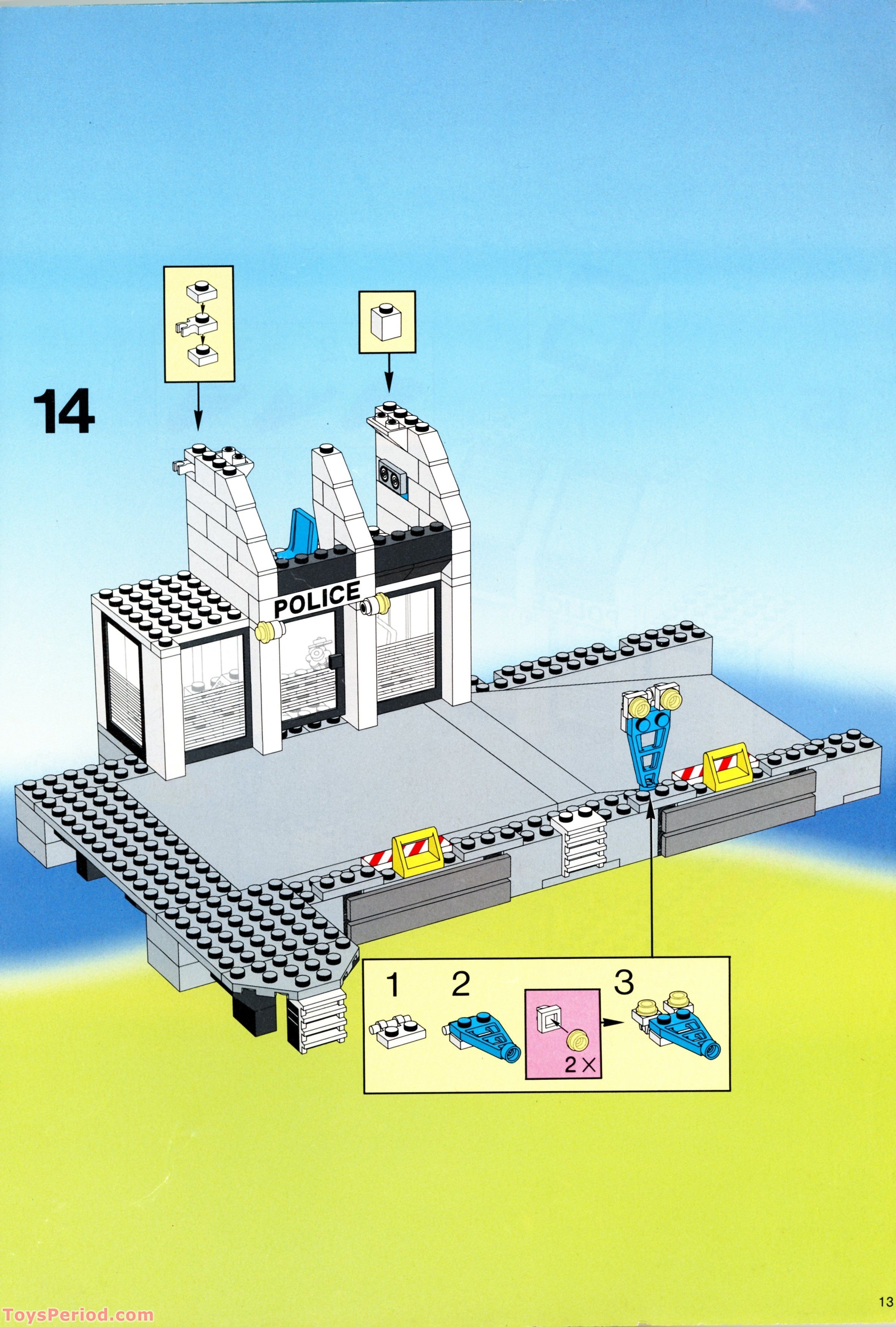 LEGO 6540 Pier Police Instructions and Parts List