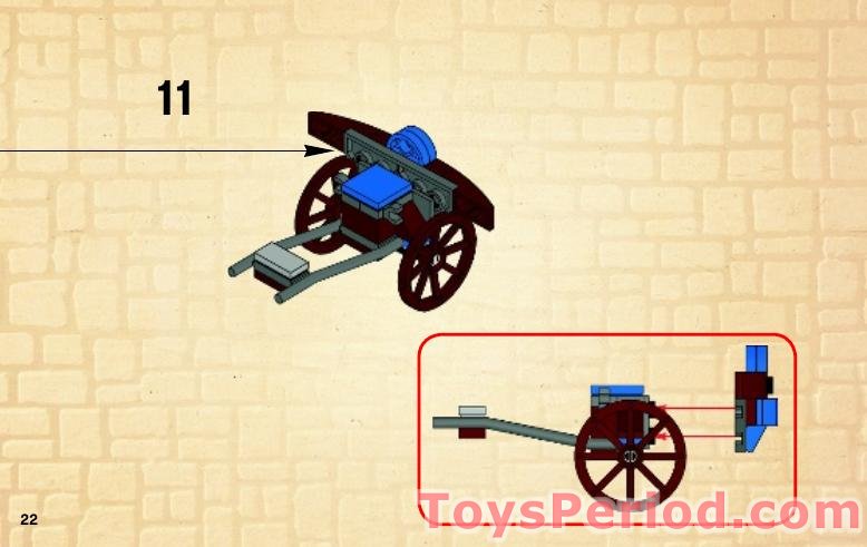 LEGO 70401 Gold Getaway Instructions and Parts List