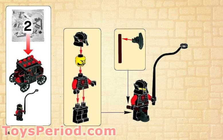 LEGO 70401 Gold Getaway Instructions and Parts List