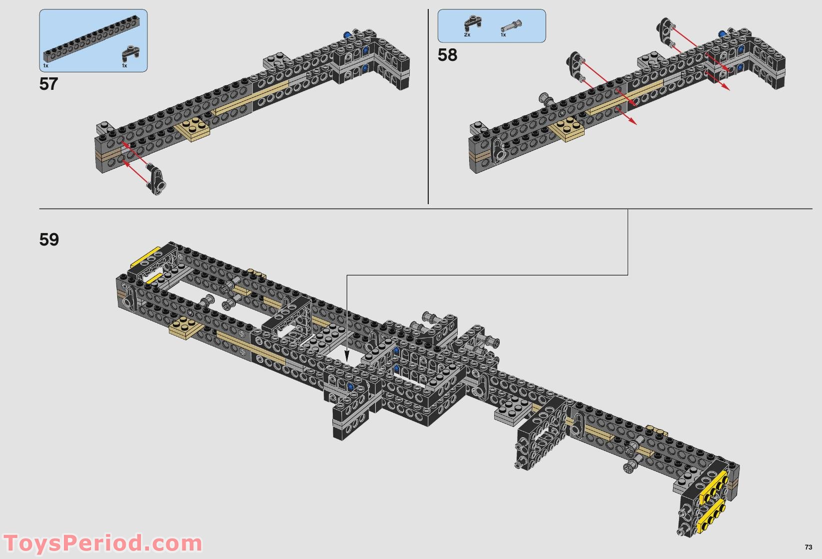 LEGO 75192 Millennium Falcon Instructions and Parts List
