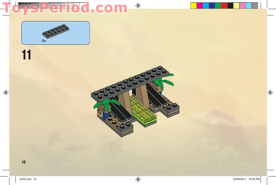 LEGO 9440 Venomari Shrine Instructions and Parts List