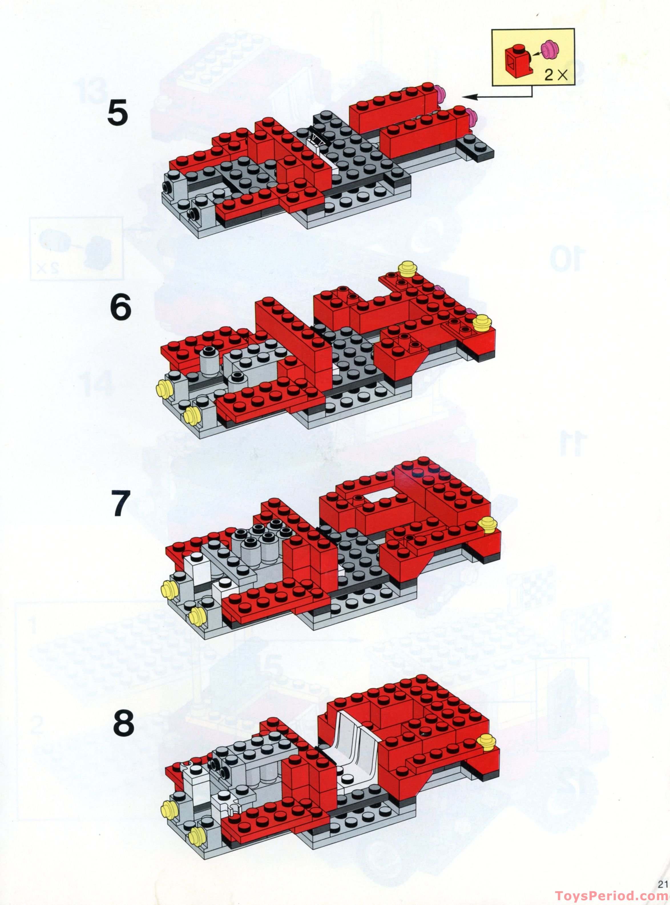 LEGO 715 Basic Building Set 7 Plus Instructions and Parts List