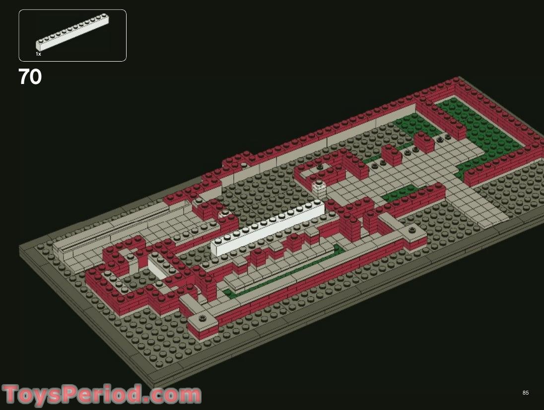 LEGO 21010 Robie House Instructions and Parts List