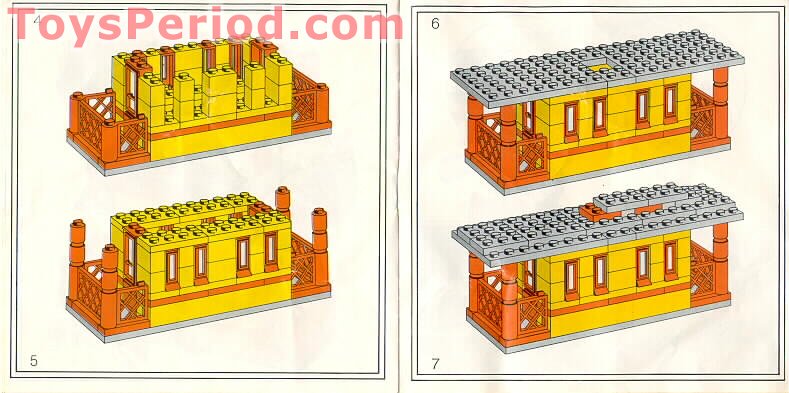 LEGO 119 Super Train Set Instructions and Parts List