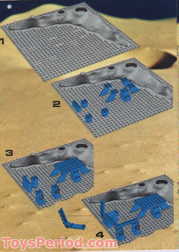 LEGO 483-1 Alpha-1 Rocket Base Instructions and Parts List
