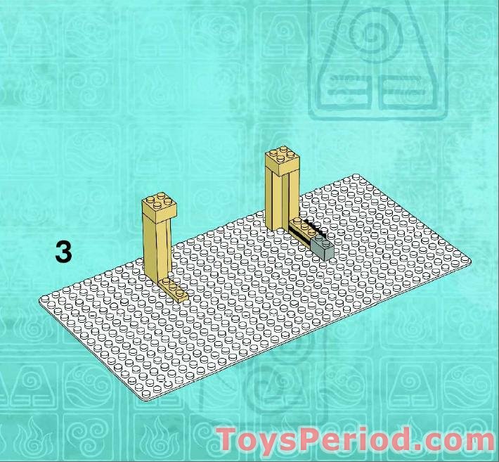 LEGO 3828 Air Temple Instructions and Parts List