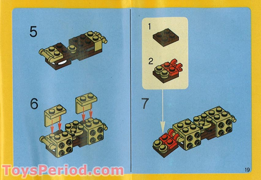 LEGO 4916 Mini Animals Instructions and Parts List