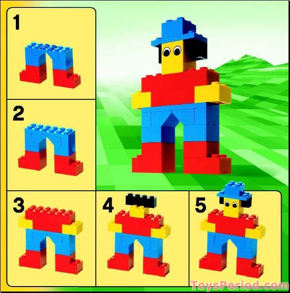 LEGO 4028 World of Bricks Blue Bucket Instructions and Parts List