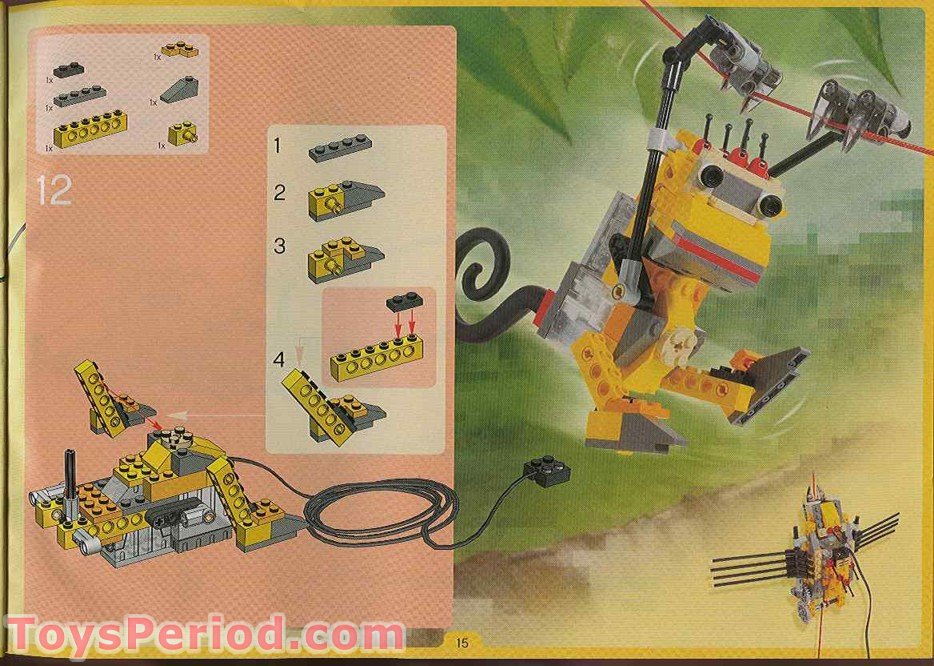 LEGO 4094 Motor Movers Instructions and Parts List