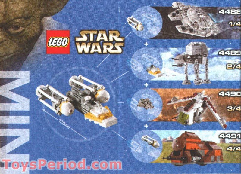 LEGO 4489 Mini AT-AT Instructions and Parts List
