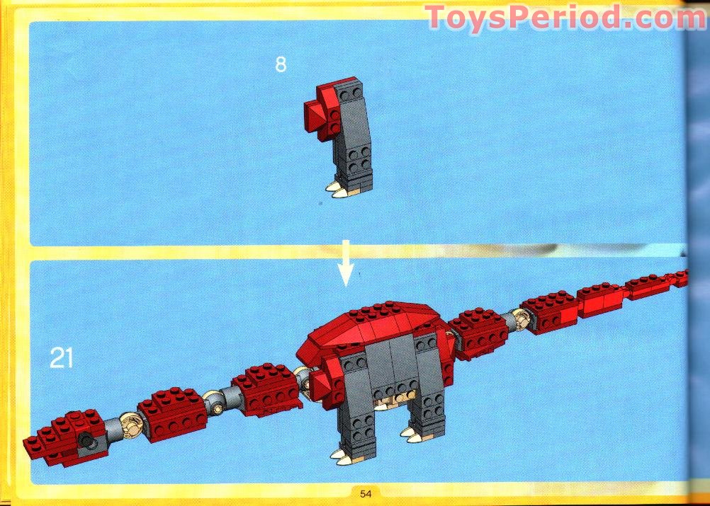 LEGO 4507 Prehistoric Creatures Instructions and Parts List