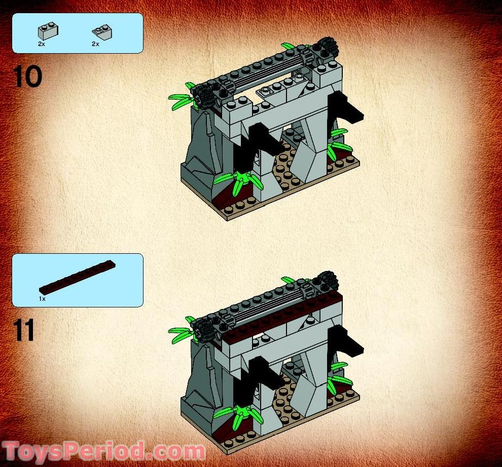 LEGO 7626 Jungle Cutter Instructions and Parts List