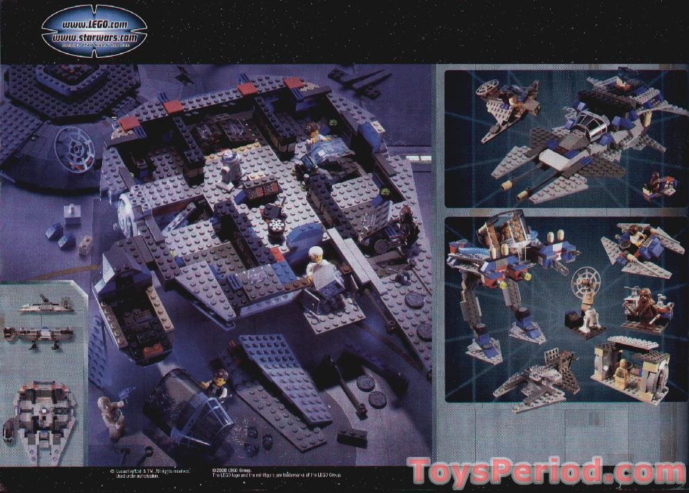 LEGO 7190 Millennium Falcon Instructions and Parts List