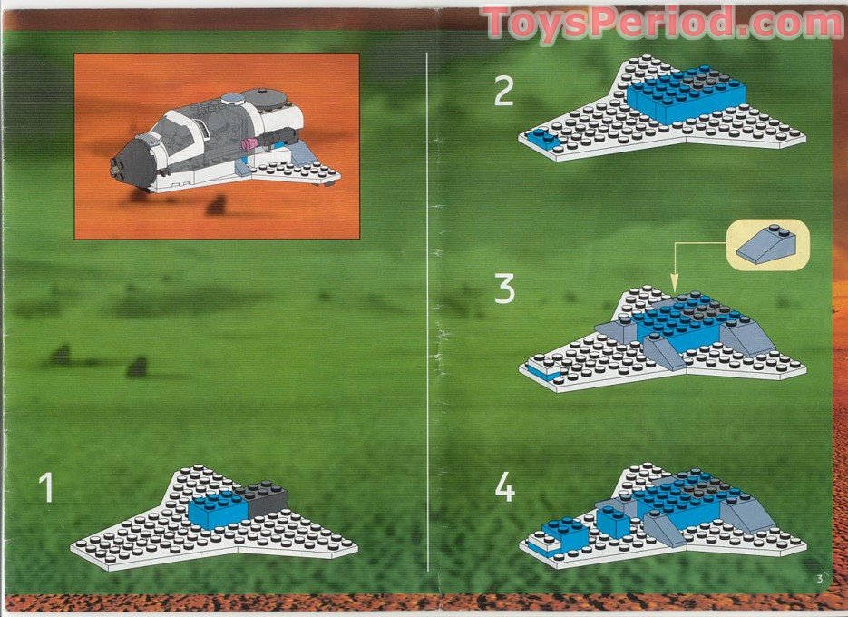 LEGO 7315 Solar Explorer Instructions and Parts List