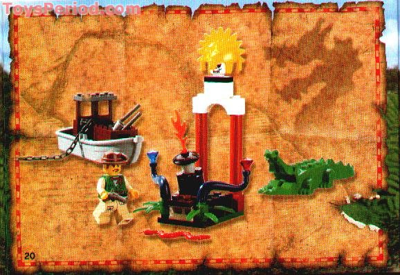 LEGO 7410 Jungle River Instructions and Parts List