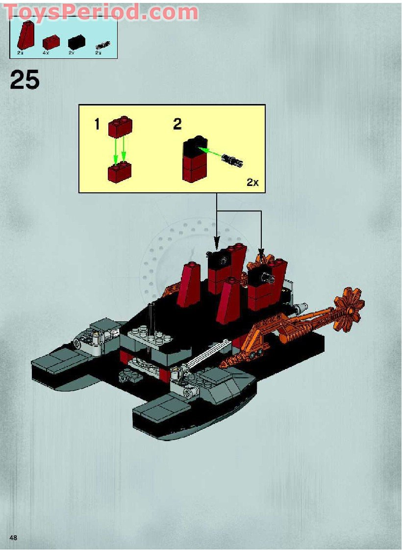 LEGO 8624 Race for the Mask of Life Instructions and Parts List