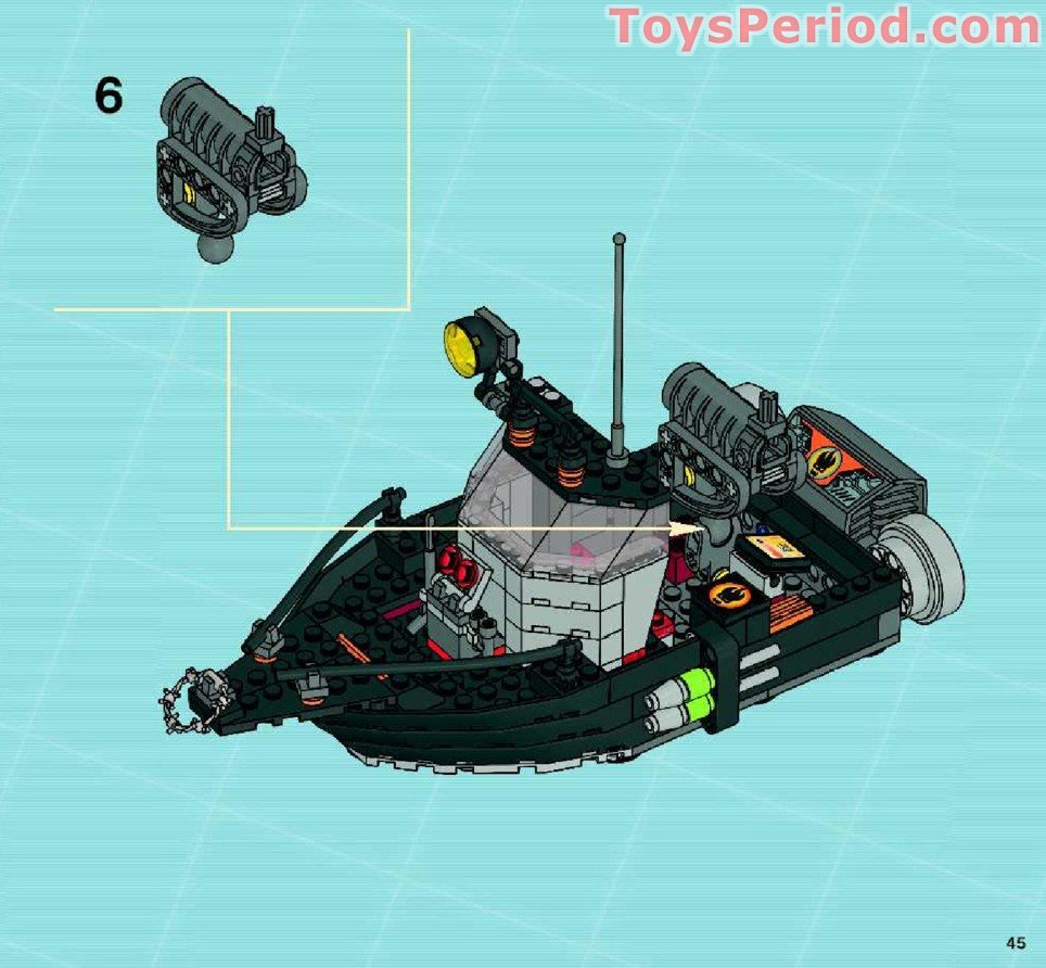 LEGO 8636 Mission 7: Deep Sea Quest Instructions and Parts List