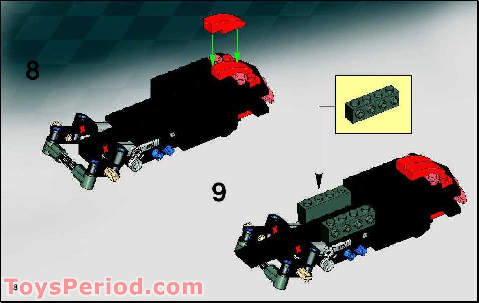 LEGO 8669 Fire Spinner 360 Instructions and Parts List