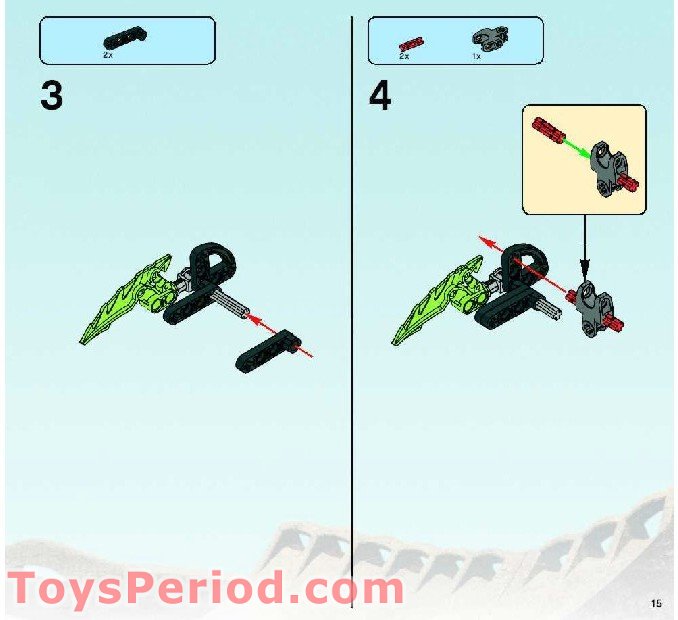 LEGO 8991 Tuma Instructions and Parts List