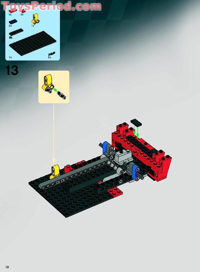 LEGO 8156 Ferrari FXX 1:17 Instructions and Parts List