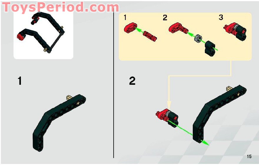 LEGO 8162 Race Rig Instructions and Parts List