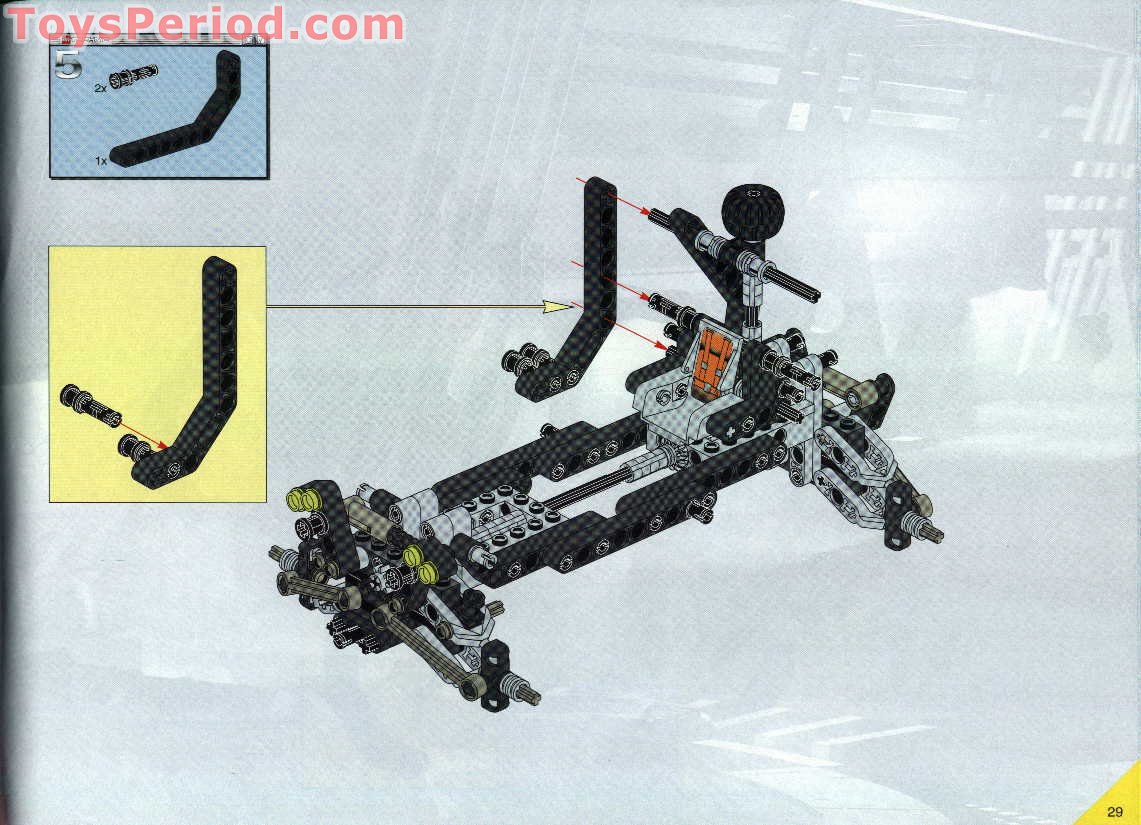 LEGO 8465 Extreme Off-Roader Instructions and Parts List