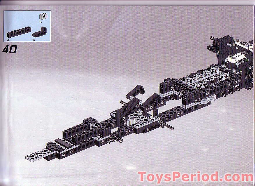 LEGO 8461 Williams F1 Team Racer Instructions and Parts List