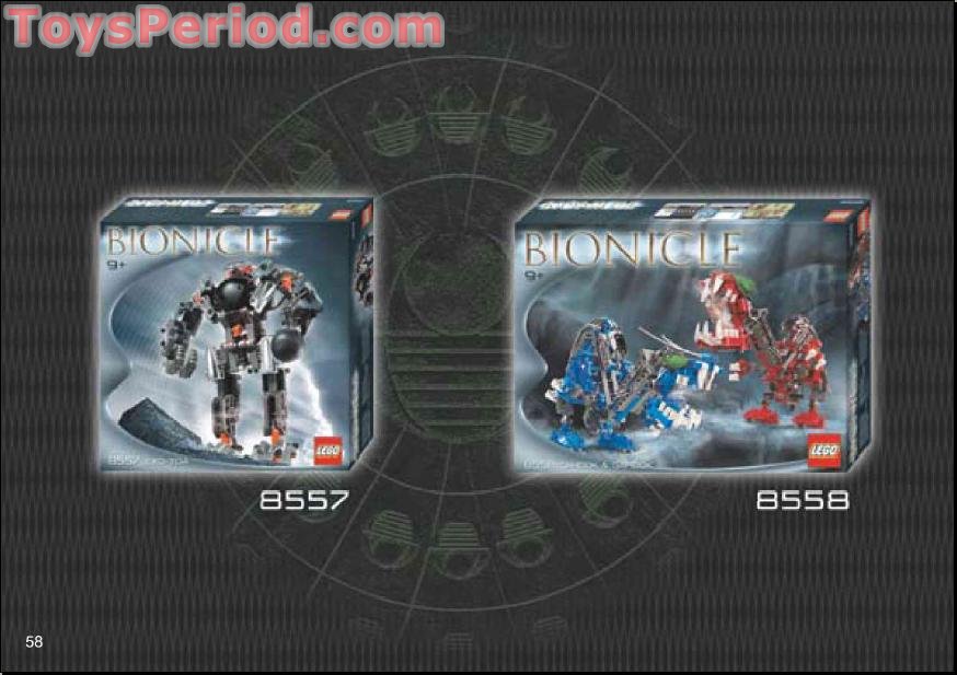 LEGO 8556 Boxor Instructions and Parts List