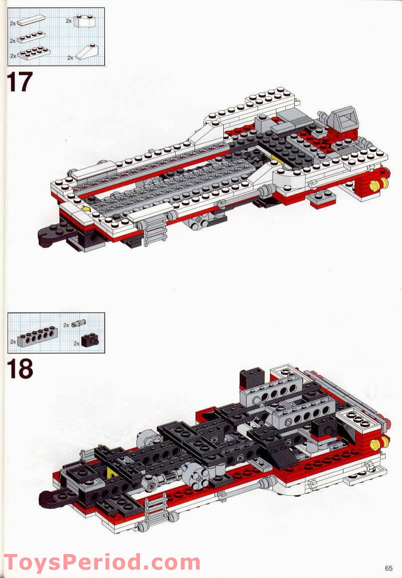 LEGO 5591 Mach II Red Bird Rig Instructions and Parts List