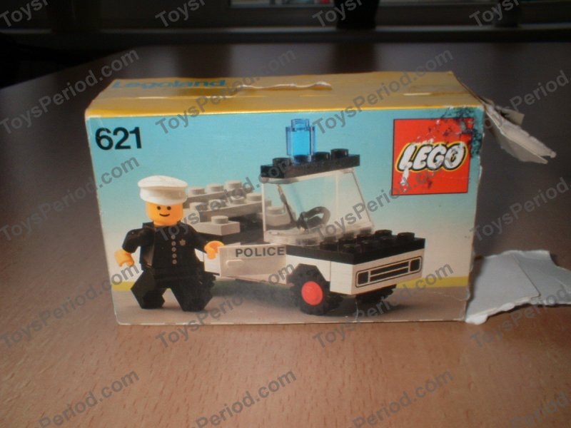 LEGO 621-1 Police Car Instructions and Parts List