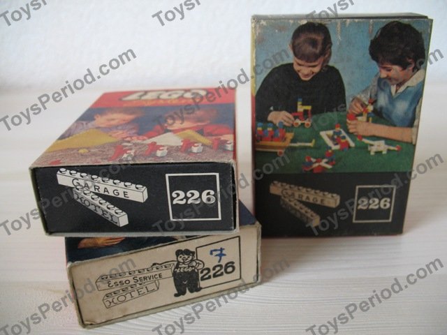 LEGO 226 8 Named Beams Set Parts List