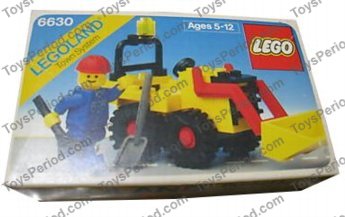 LEGO 6630 Bucket Loader Instructions and Parts List