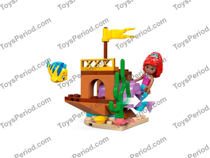 LEGO 43254 Ariel's Crystal Cavern Set Parts List