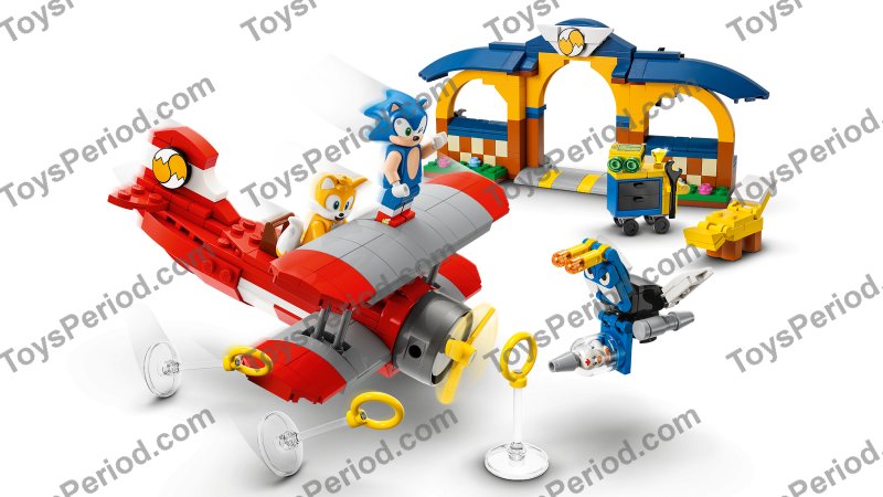 LEGO 76991 Tails' Workshop and Tornado Plane Set Parts List