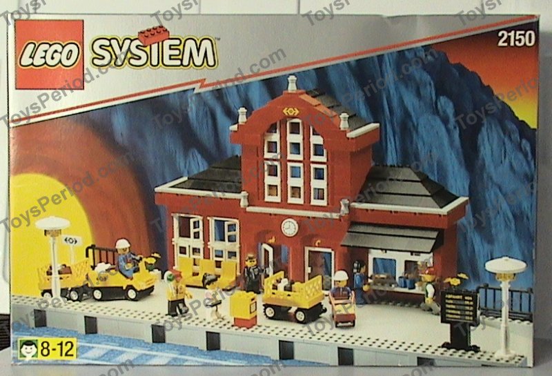 LEGO 2150 Train Station Instructions and Parts List