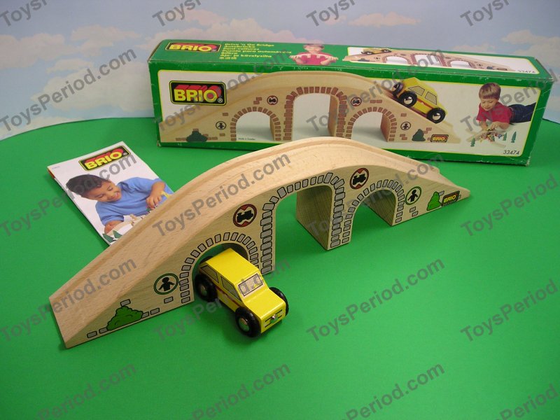 BRIO - BRIO 33474 Drive 'n Go Bridge Wooden Railway Accessory New