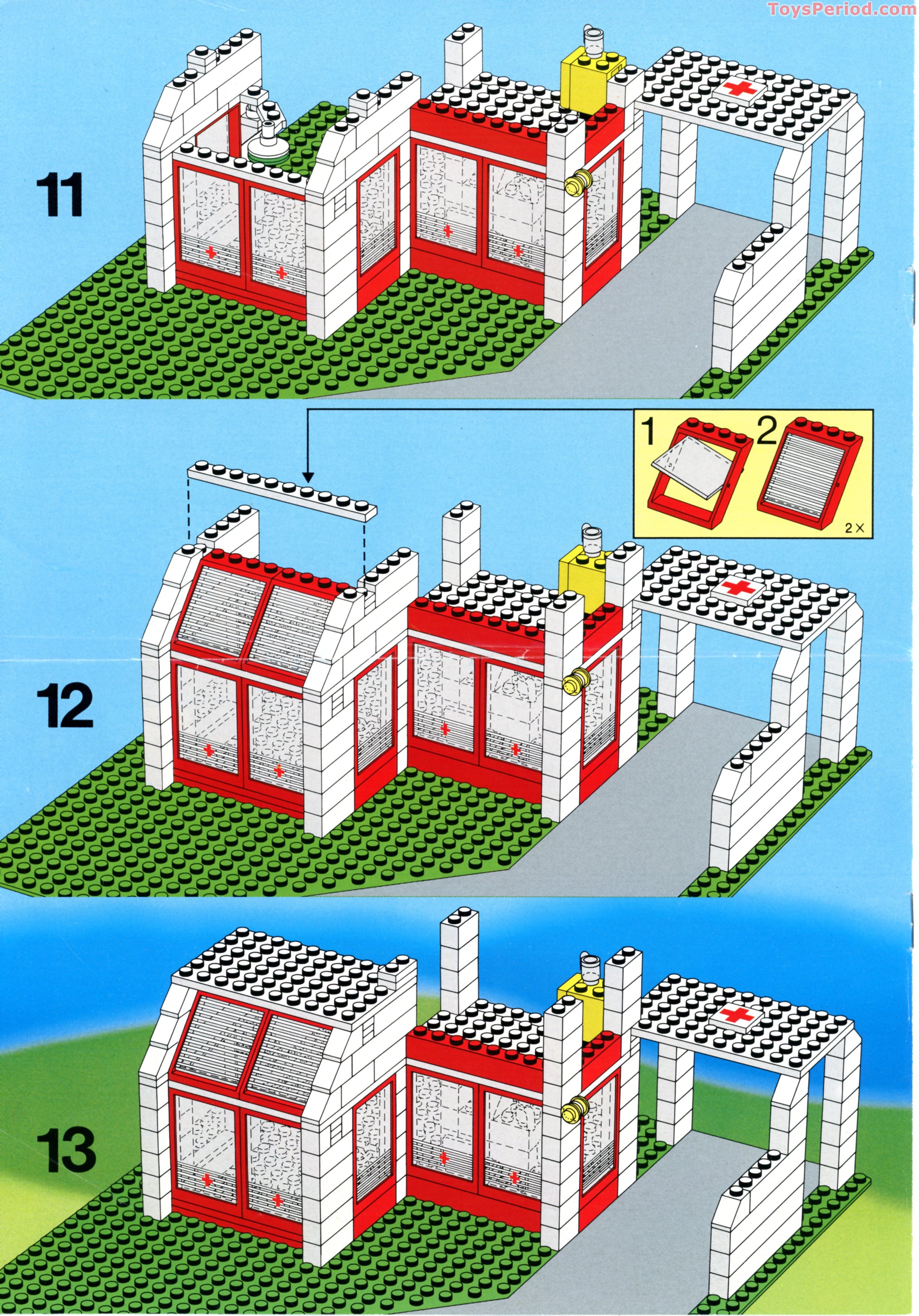 LEGO 6380 Emergency Treatment Center Instructions and Parts List