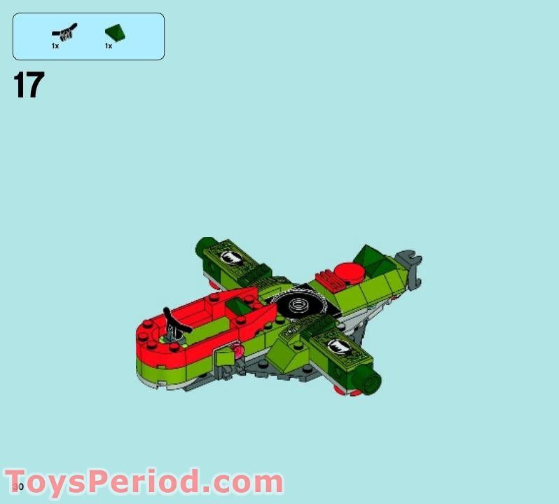 LEGO 70006 Cragger's Command Ship Instructions and Parts List