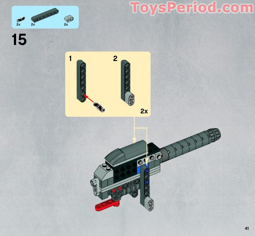 LEGO 7869 Battle for Geonosis Instructions and Parts List