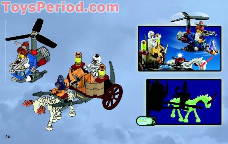 LEGO 9462 The Mummy Instructions and Parts List