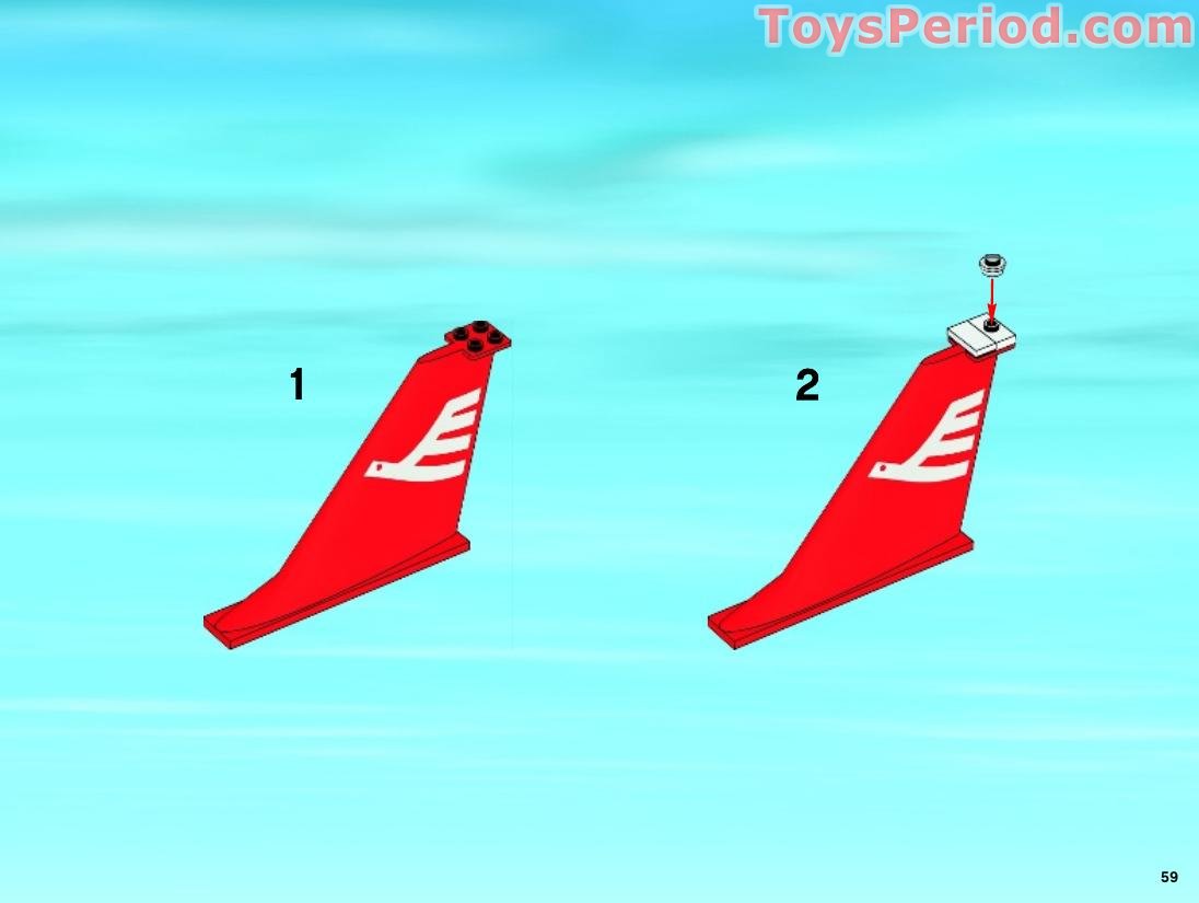 LEGO 3182 Airport Instructions and Parts List